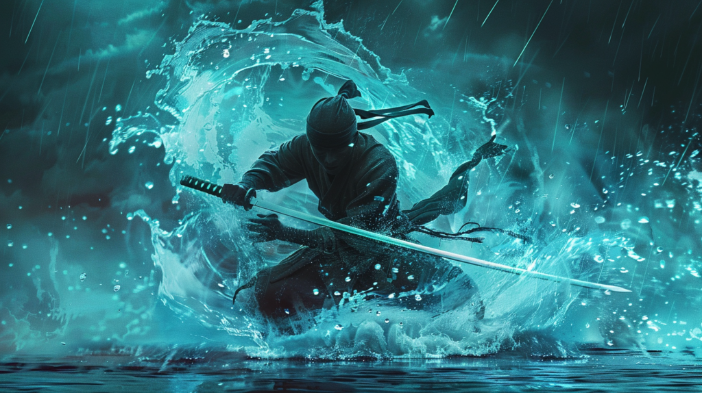 MizuGumo（水蜘蛛） – 水蜘蛛は特殊な忍具（ギア）を装備して水上を滑るように歩くことができる日本伝統の忍術（アクティビティ）です。